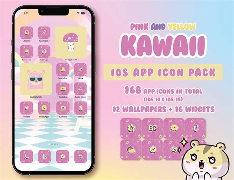 Ios 15 App Icons Pack Cute Kawaii App Icons Pink Pastel Premium App