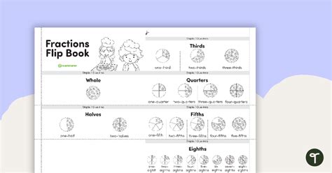 Fractions Flip Book Teach Starter