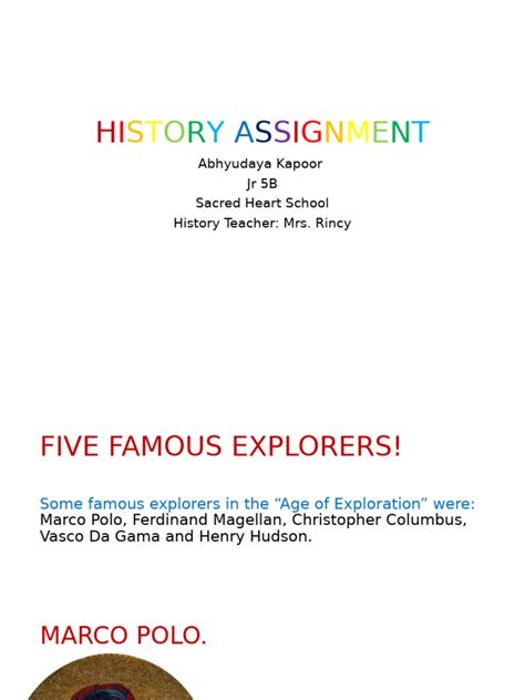 History Assignment Pdf
