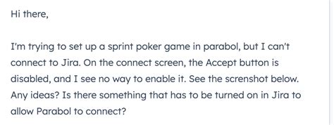 Bug Jira Integration Grayed Out Authorize Button · Issue 7756 · Parabolincparabol · Github