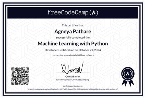 Agneya Pathare On Linkedin Artificialintelligence Machinelearning Freecodecamp Tensorflow