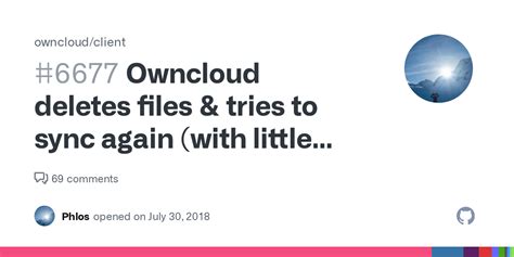 Owncloud Deletes Files And Tries To Sync Again With Little Success · Issue 6677 · Owncloud