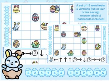 Easter Coding Level 1 By Once Upon Coding TPT