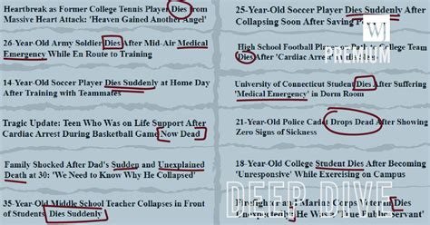 The Real Story Whats Causing The Died Suddenly Phenomena Were