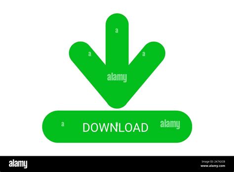 Green Color Download Icon Upload Button Load Symbol Shapes Silhouette Style Download Icon Design