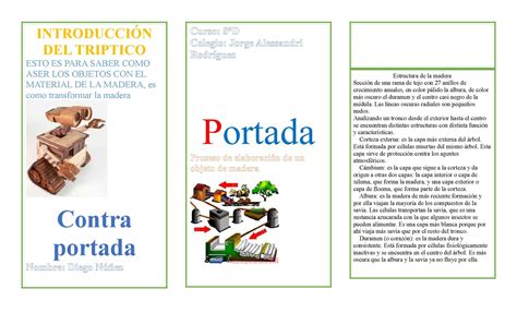 Portada De Un Triptico
