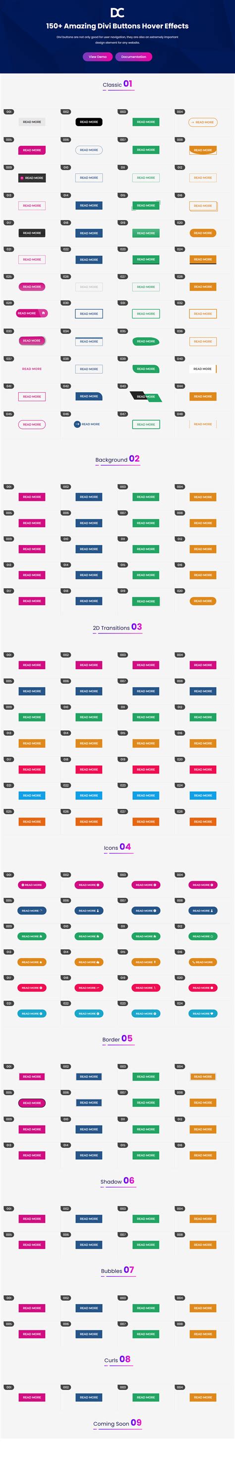 Creative Divi Button Module Designs