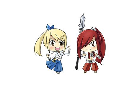 Lucy Heartfilia And Erza Scarlet