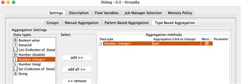Groupby 节点的 Pattern Based Aggregation 标签页 数据分析指北