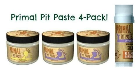 Primal Pit Paste 4 Pack Giveaway
