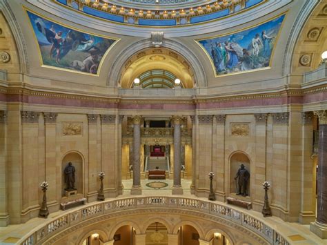 Rotunda Of The Minnesota Capitol In St Paul Classroom Clip Art