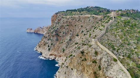 Cliffside Ocean View Stock Footage Video Of Ancient 355148538