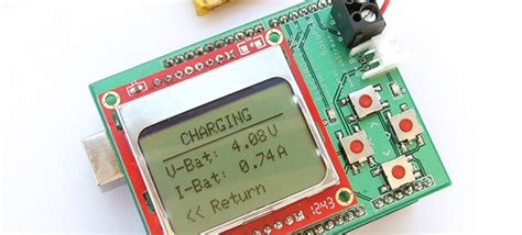 Programmable Lithium Battery Charger Shield Embedded Lab