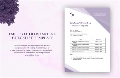 Free Job Checklist Templates Editable And Printable