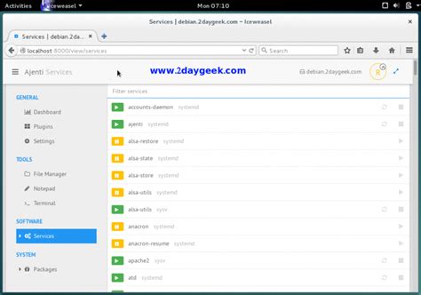 Install Ajenti Core Web Based Control Panel On Linux 2daygeek