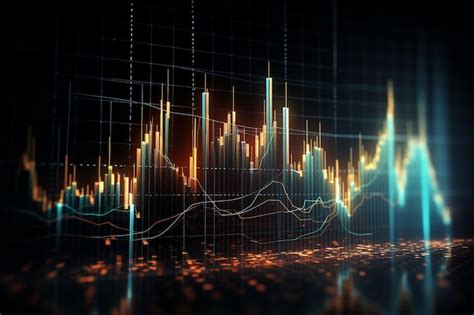 Premium AI Image Stock Market Chart Or Trading Graph Concept Generative AI