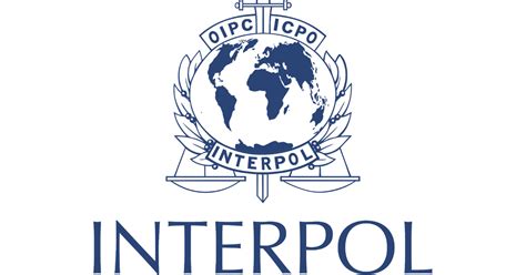 Logo Interpol International Criminal Police Organization ~ Logocorel