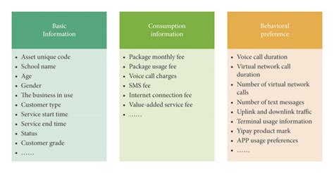 Three Types Of Attributes Of Customer Data Download Scientific Diagram