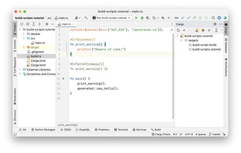 evaluating build scripts in the intellij rust plugin the intellij