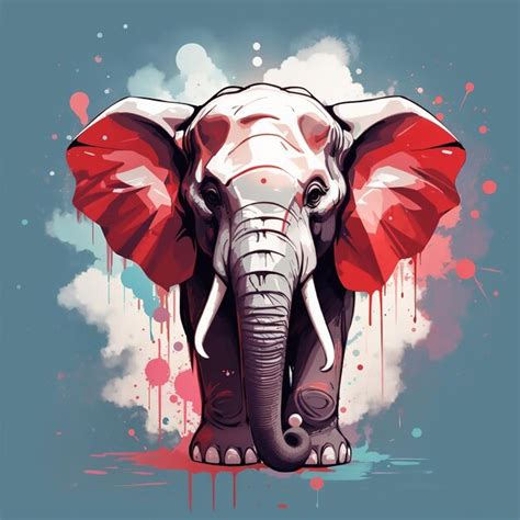 Premium Vector Evil Elephant T Shirt Design