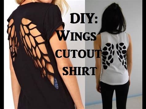 Angel Wing Shirt Template