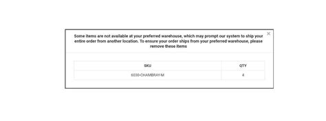 Warehouse Verification Tool