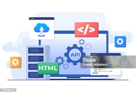 Application Programming Interface Concept Api Provides The Interface