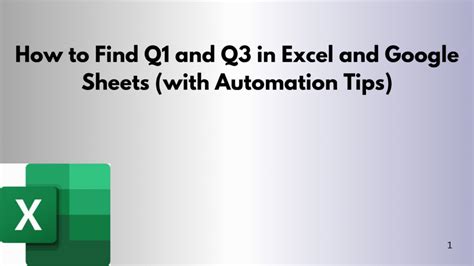 Data Distribution Basic Excel Tutorial