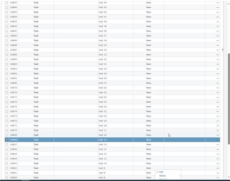 Defect 39150 Right Click Menu Not Always Appearing In Large Lists