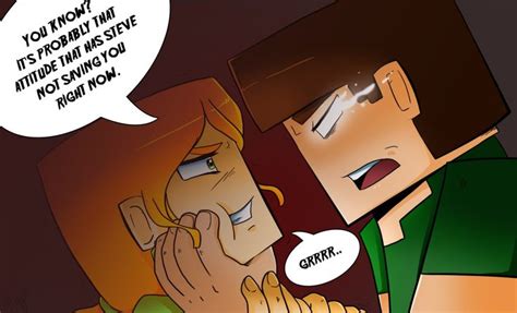 Pin By Springy On Minecraft Fan Art Minecraft Comics Minecraft Drawings Minecraft Anime