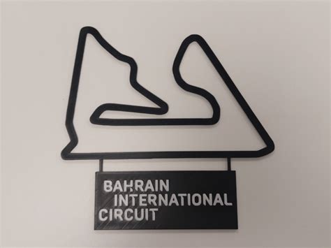 Bahrain International Circuit F1 Track Layout By Nerdherderzmakerworld Download Free 3d Models