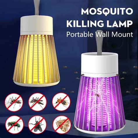 Usb Rechargeable Bug Zapper Nightlight Mosquito Killer Lamp