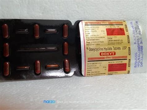 Doxyt Doxycycline Hyclate Tablets Usp Strength 100mg At ₹ 100 Box In Nagpur