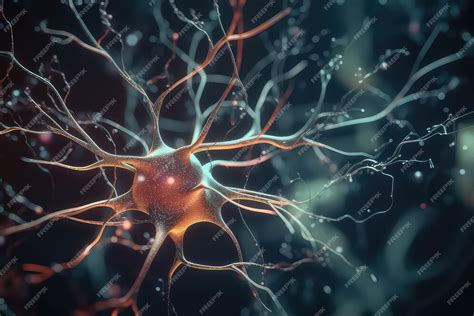 Premium Ai Image Motor Neuron Under The Microscope In Lab