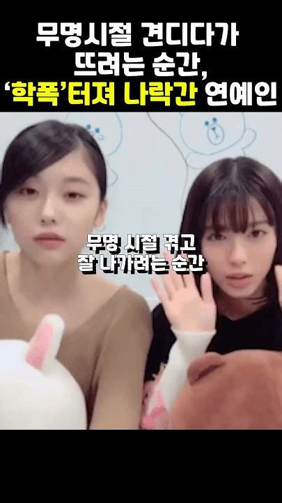 무명 시절 견디고 이제 좀 잘나가나 싶었는데 ㅎㅍ때문에 나락가버린 연예인 Youtube