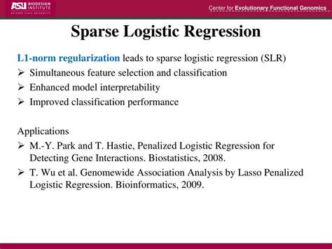 Ppt Large Scale Sparse Logistic Regression Powerpoint Presentation