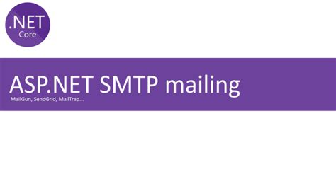 setup smtp mails on asp net core by milosh996 fiverr