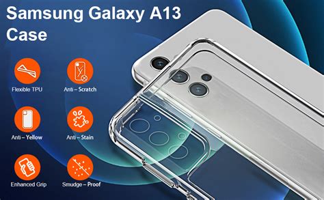 For Samsung A13 Clear Casegalaxy A13 Phone Case And Screen Protector