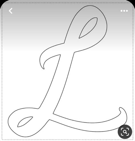 Best 13 Molde Letra L Para Imprimir Copiar Recortar E Aproveitar