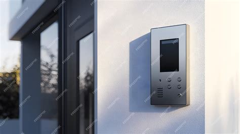 Premium Photo Keypad Safety Security Person Alarm Modern Technology Equipment House Intercom