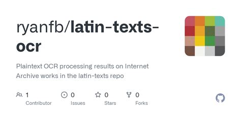 Latin Texts Ocr Antibailletoucr01mngoog OCR Txt At Master Ryanfb