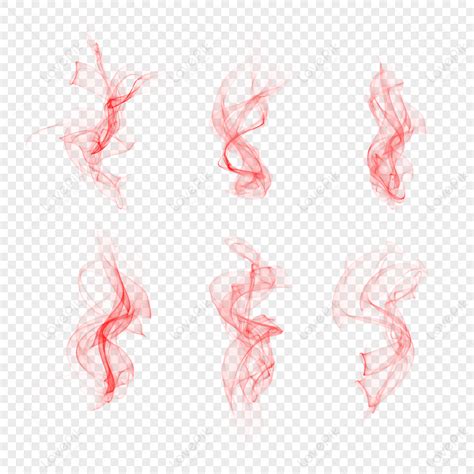 안개 낀 빨간 중국 바람 일러스트 연기미스티붉은 연기 Png 일러스트 무료 다운로드 Lovepik