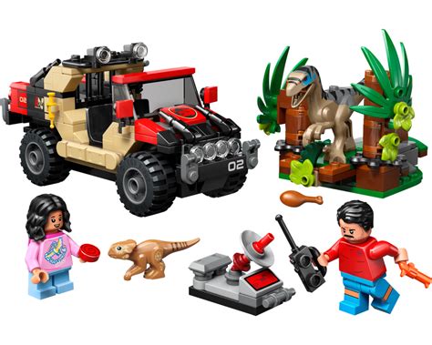 Lego Set 76972 1 Raptor Off Road Escape 2025 Jurassic World