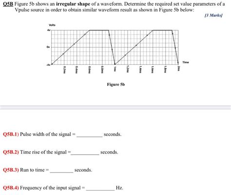 solved question 5 fill in multiple blanks spice transient