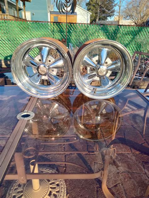 Vintage Set Of 4 Cragar Mag Wheels Car Wheels Tires And Parts