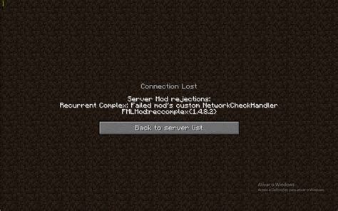 Server Mod Rejection Support And Bug Reports Forge Forums