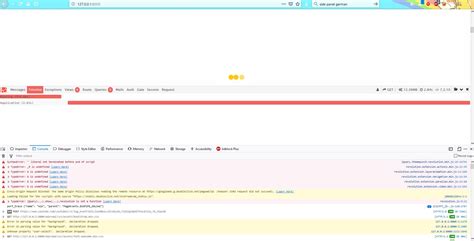 Downloaded Laravel Project Hangs On Preloader When Deployed On