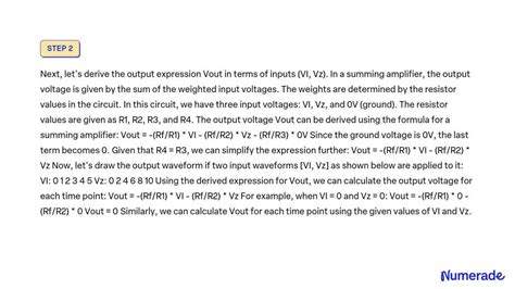 Solved Identify The Circuit Shown In Fig Q2 Derive The Output Expression Vout In Terms Of