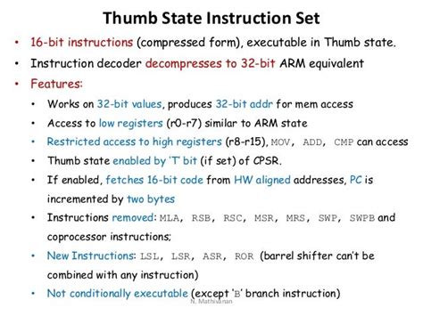 Arm Instruction Set