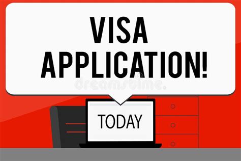 Word Writing Text Visa Application Business Concept For Sheet To Provide Your Basic Information